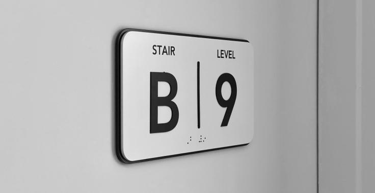 Ontario Building Code - Article 3.4.6.18: Floor Labelling and Stairwell ...